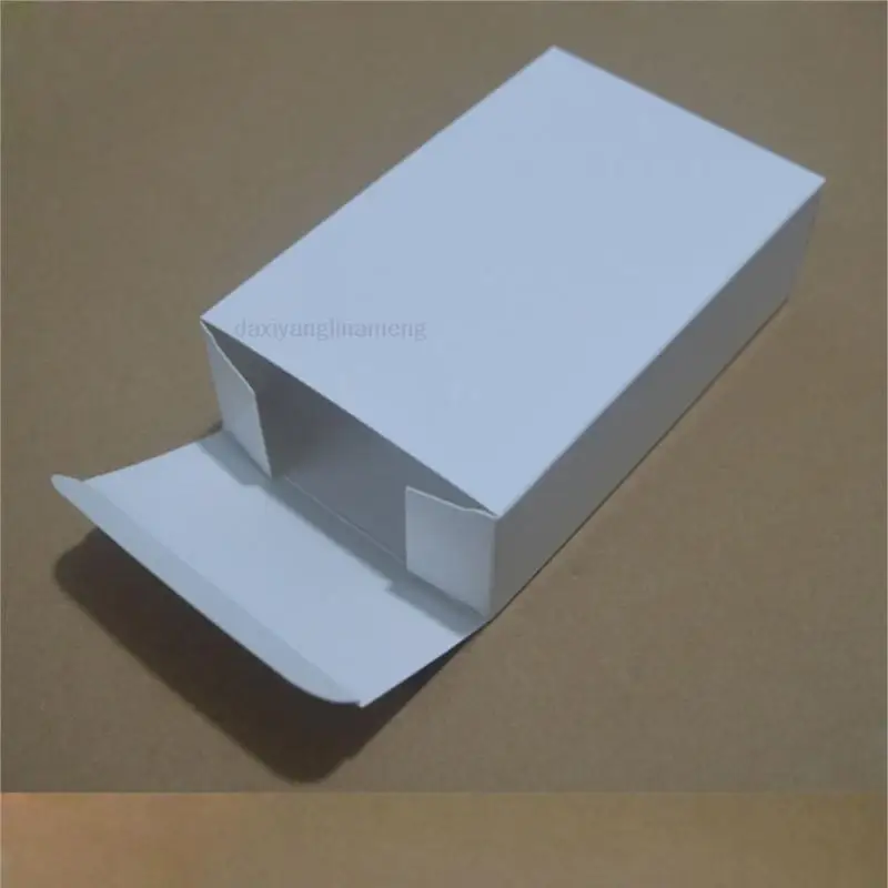 50Pcs-lot-white-card-flat-cartons-flat-shape-box-two-epicranium-small ...