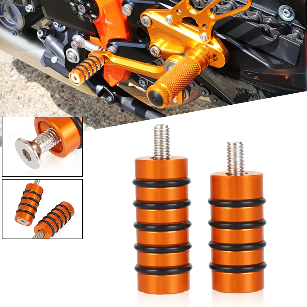 Rear Brake Pedal Shift Lever Toe Pegs Step Plate For 890 790 690 DUKE/R ...