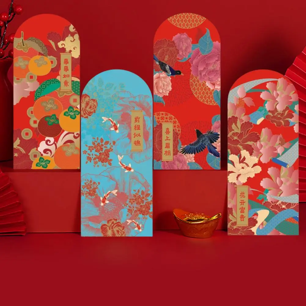 36-pcs-Chinese-Lunar-New-Year-Red-Packets-Creative-Money-Bags-Red ...