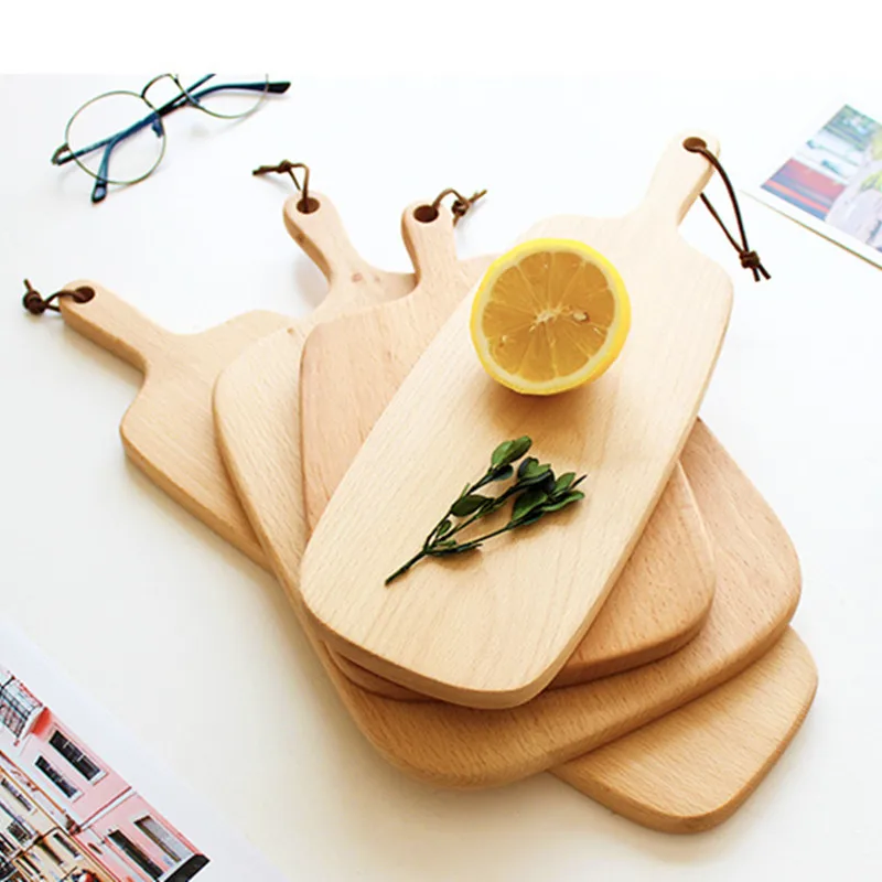 Kitchen-Wooden-Chopping-Blocks-Beech-Cutting-Board-Pizza-Bread-Fruit ...