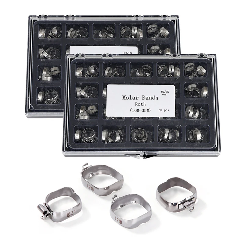 Bandas-molares-de-ortodoncia-Dental-1er-Molar-con-Roth-MBT-tubo-bucal ...