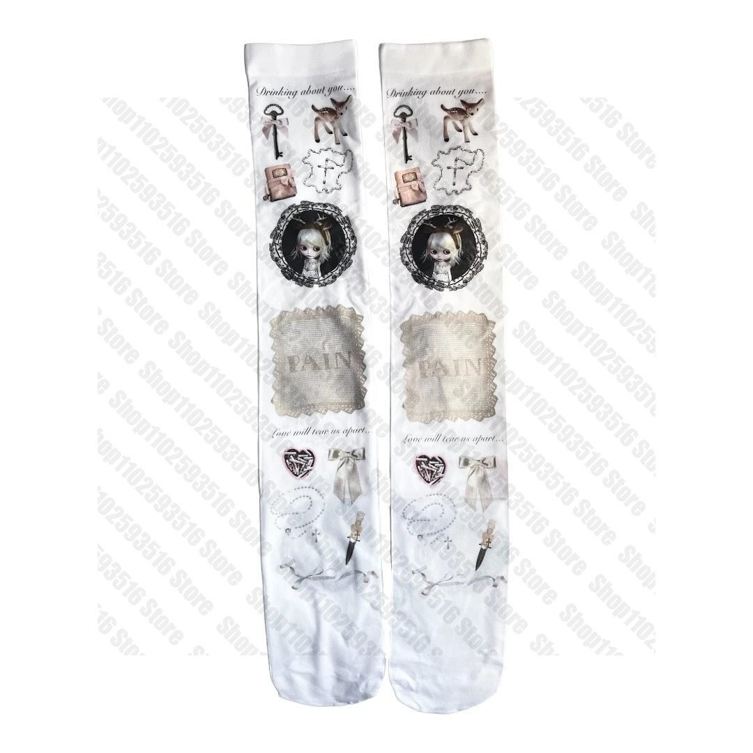 Cosplay Sexy Shoopy Goth Pantyhose Funny Socks Compression Stockings ...