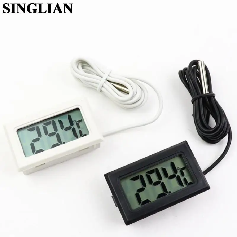 Embedded-Electronic-LCD-Digital-Display-Thermometer-Refrigerator-Fish ...