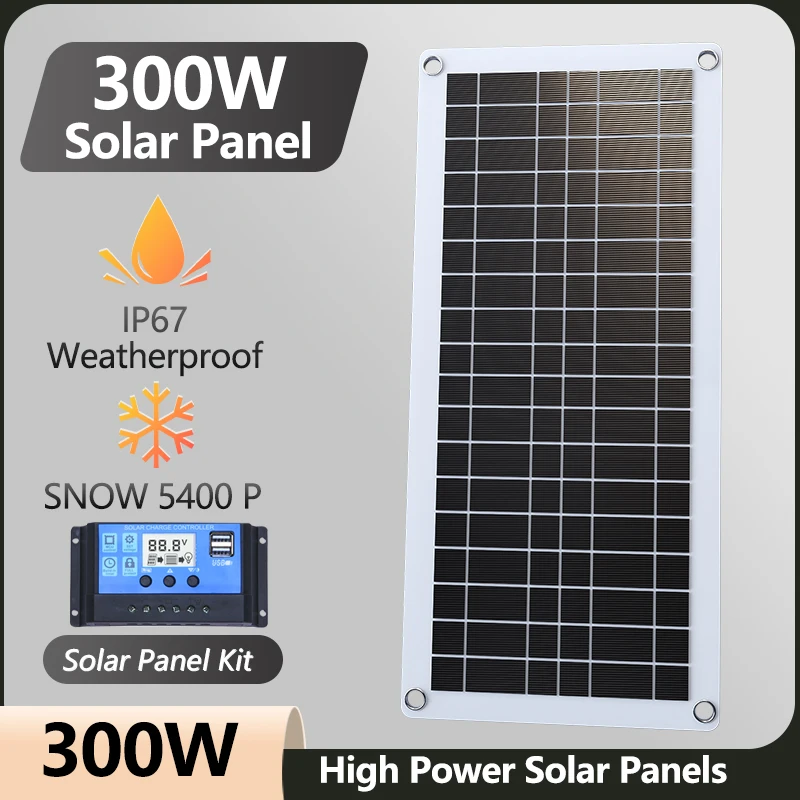 300W-Solar-Panel-12V-Solar-Cell-10A-100A-Controller-Solar-Panel-for ...