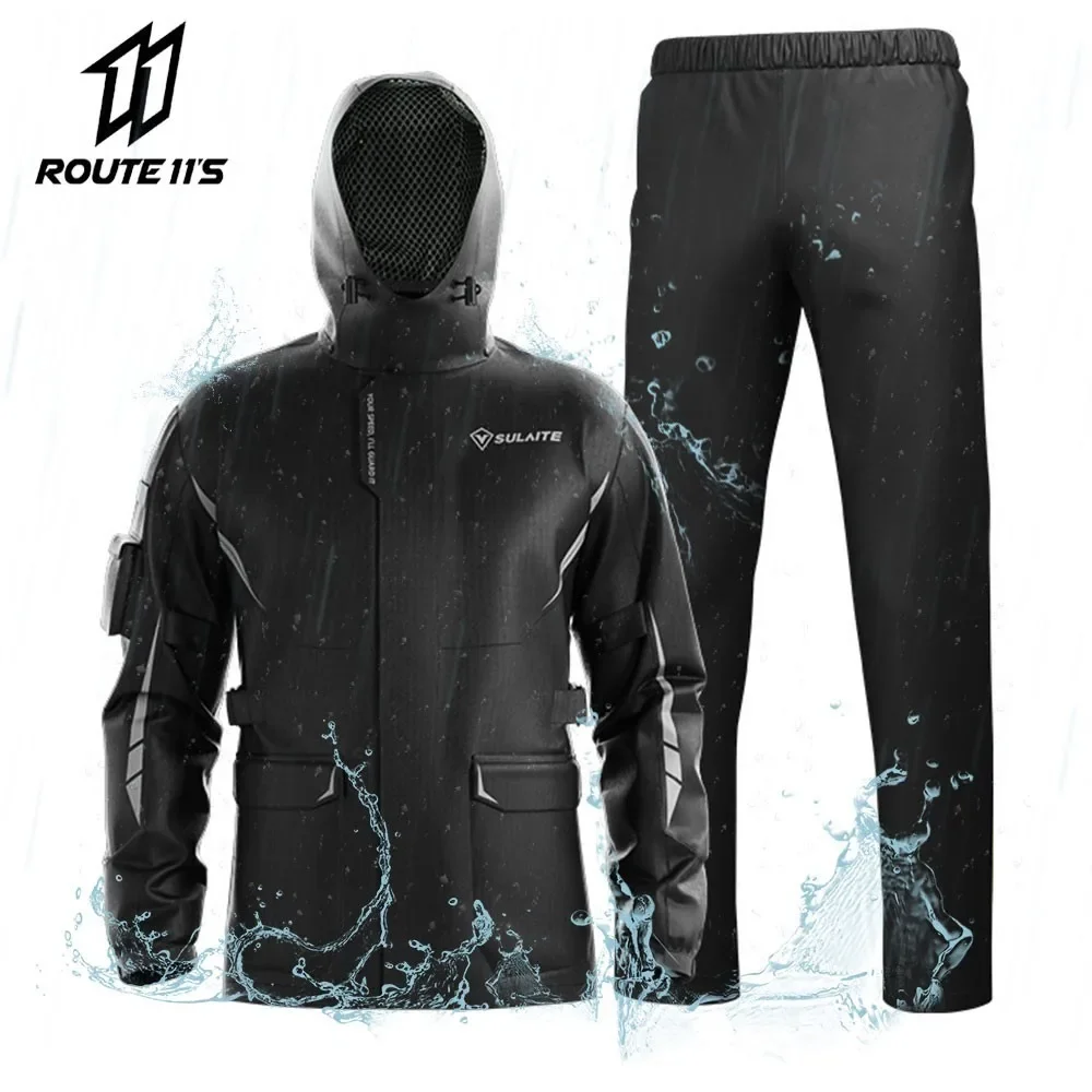 Motorcycle-Raincoat-For-Motorcyclist-Jacket-Pant-Hiking-Camping-Rain ...