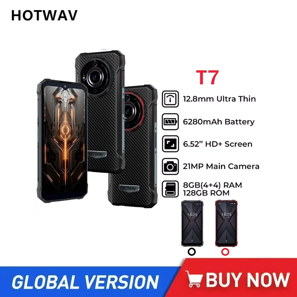 HOTWAV-tel-fono-inteligente-T7-resistente-Smartphone-4G-con-pantalla-HD ...