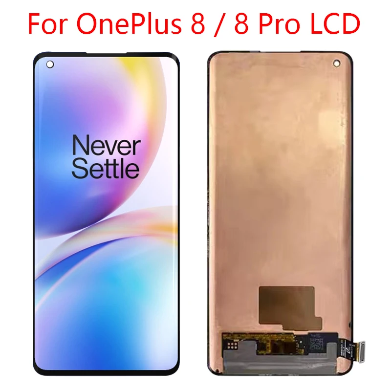 6.78 "original Para Oneplus 8 Pro Tela Lcd + Painel De Toque Digitador ...