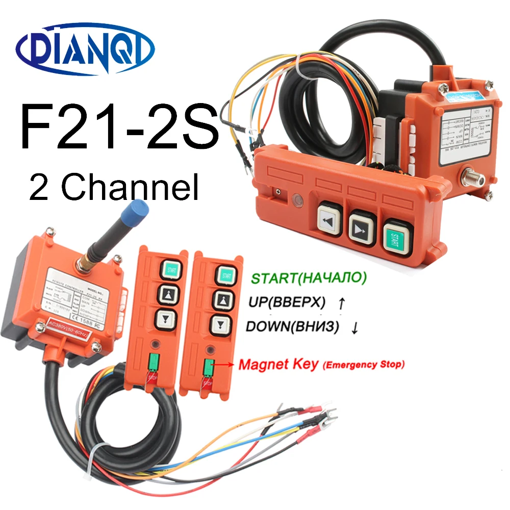 Wireless-Industrial-Remote-Controller-Electric-Hoist-Winding-Engine ...