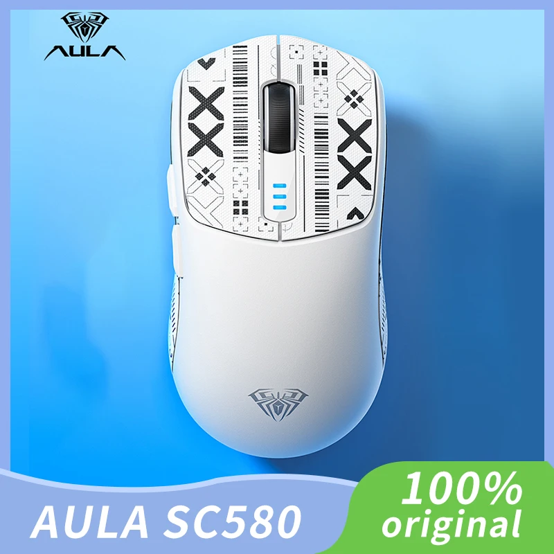 AULA-SC580-Gaming-Mouse-Tri-mode-Rechargeable-Ergonomic-Bluetooth-Mouse ...
