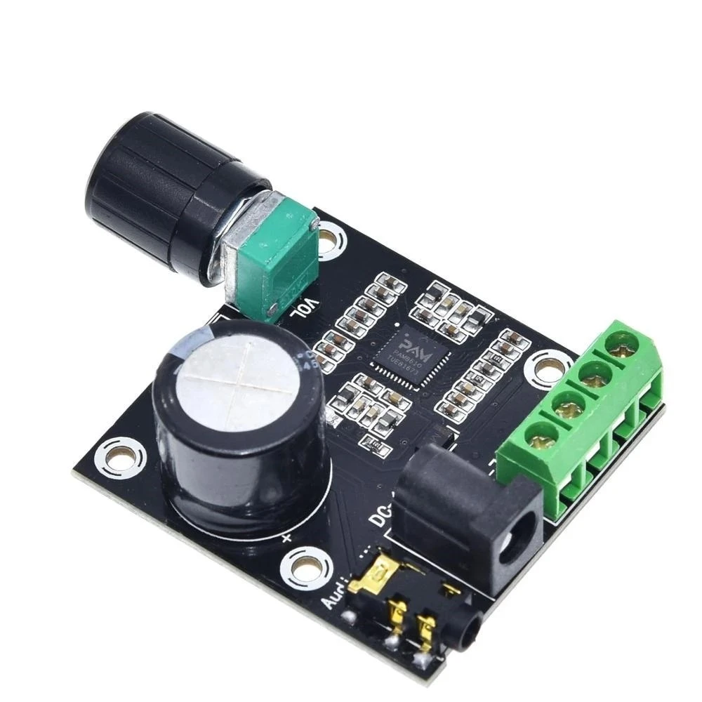 Pam8610 Dual Channel 12v Hd Power Amplifier Board Pure Digital Power ...