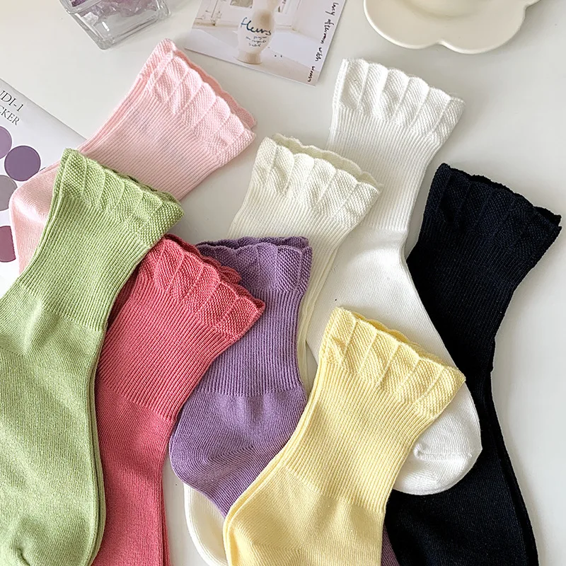 Instagram-Hot-Socks-Women-s-Fashion-Color-Solid-Socks-Cotton-Socks-Woman-Girls-Casual-Yellow ...