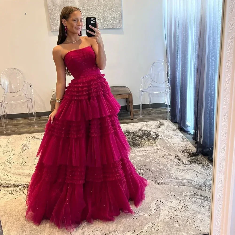 Long Luxury Evening Dresses for Women Prom Dress Wedding Robe Elegant ...