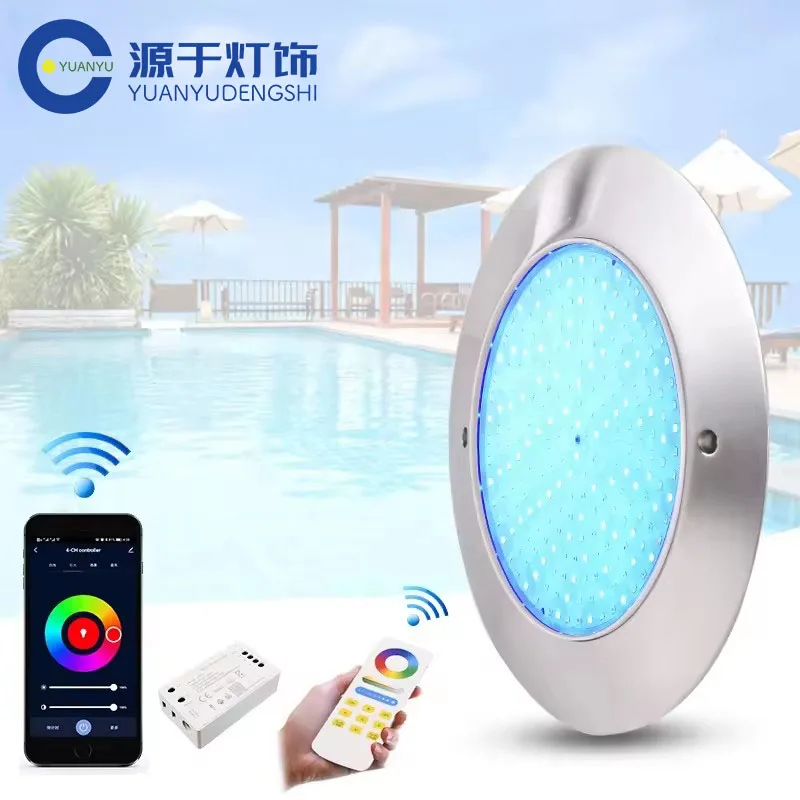 Ultra-Thin-18W-35W-Stainless-Steel-Underwater-Pool-Lights-RGB-DC12V-24V-Phone-Tuya-WIFI ...