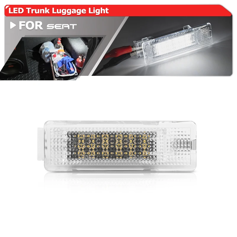 1x Auto Car Led Trunk Luggage Boot Compartment Light For Seat Ibiza/ST ...