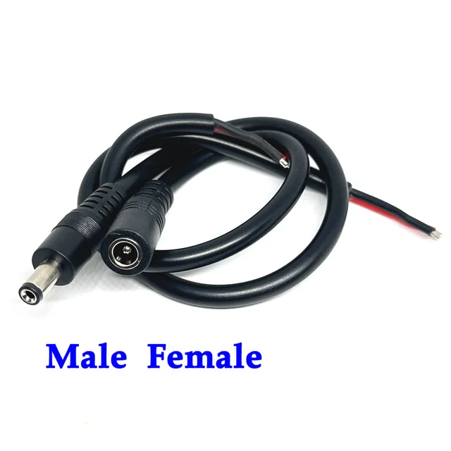 2.1mm X 5.5mm Male To Female 5 Meter DC Power Extension Cable – , 12V ...