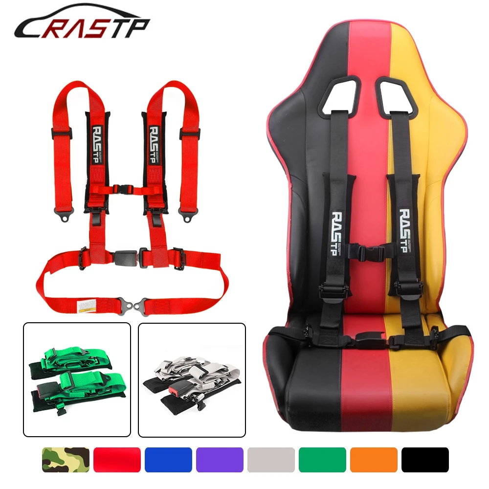 RASTP-Universal-2-inch-Four-Point-With-Sponge-Bolt-Mounting-Racing-Seat ...