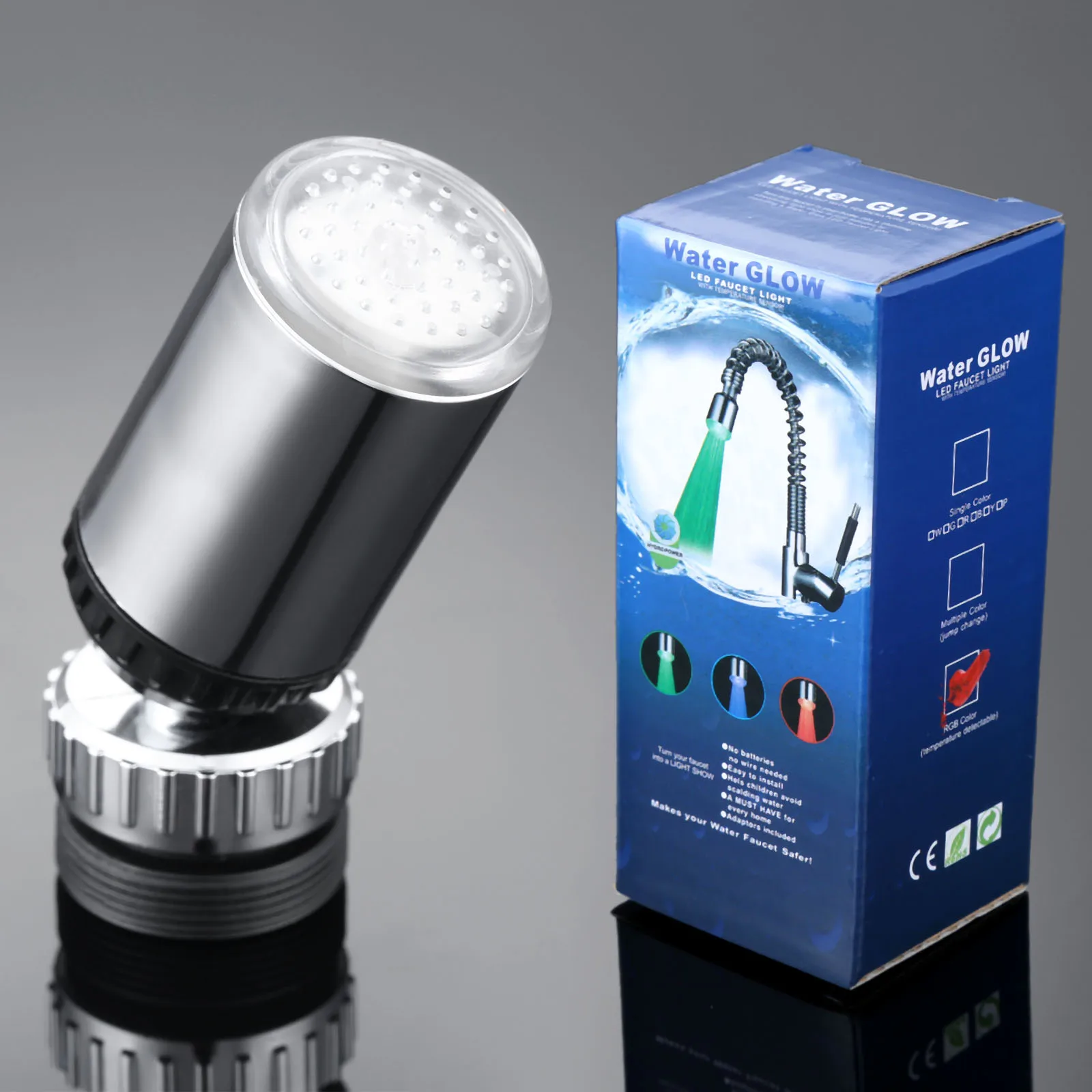 1PC-LED-Water-Faucet-Colorful-Changing-Glow-Shower-ABS-Head-Kitchen-Tap ...