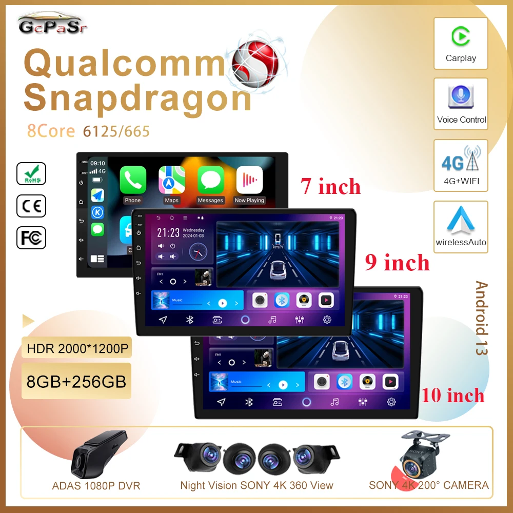 Qualcomm-Snapdragon-Android-13-For-Universal-Car-Radio-Multimedia ...