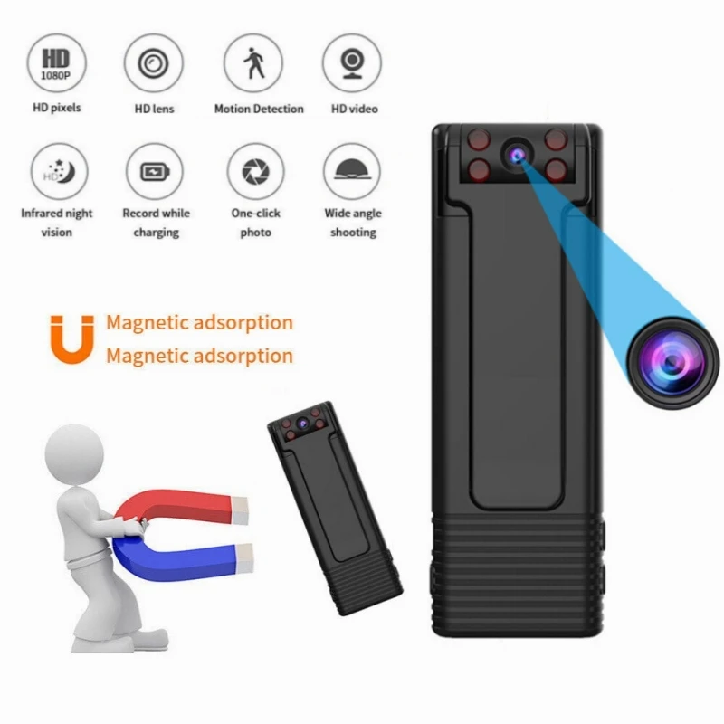 B21 HD 1080P Mini Camera Home Sports DV Magnetic Security Camera Motion ...