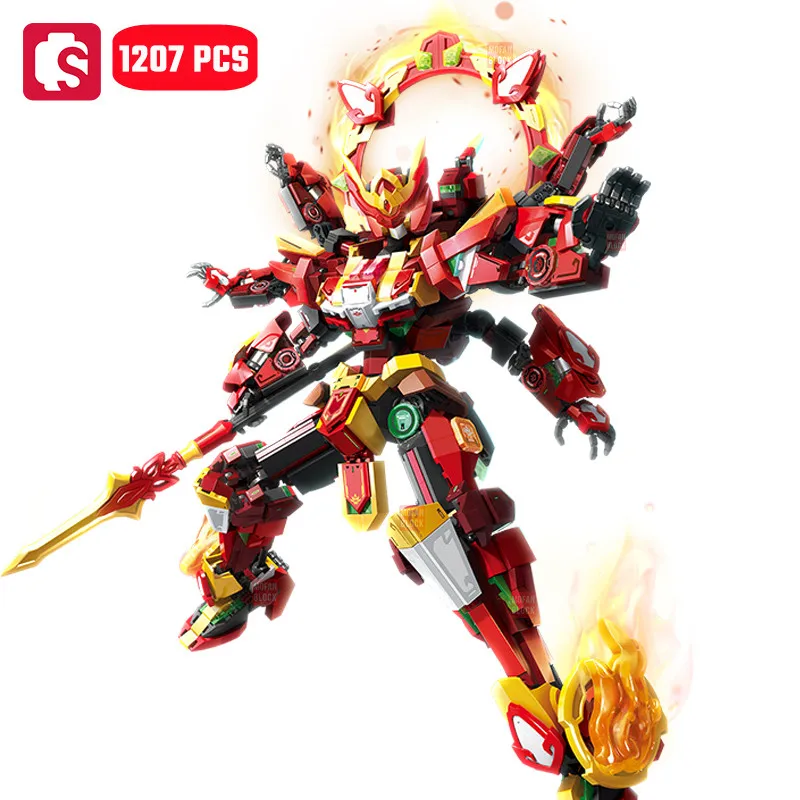 SEMBO-God-of-War-Transforming-Mech-Assemblage-Building-Blocks-Robot ...