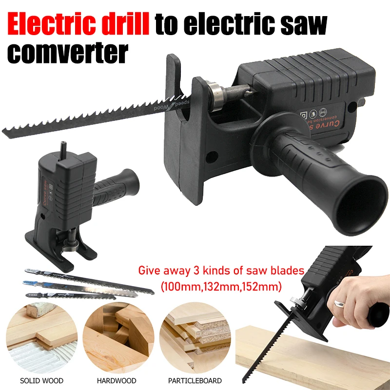Reciprocating-Saw-Adapter-Electric-Drill-To-Electric-Saw-Screwdriver ...