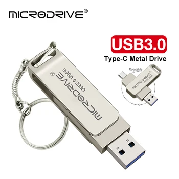 Type C USB Flash Drives 64GB 128GB 256GB OTG Pen Drive Memory Stick USB ...