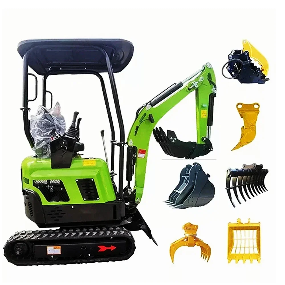 2024-Mini-backhoe-tractor-Agricultural-mini-loader-Multifunctional ...