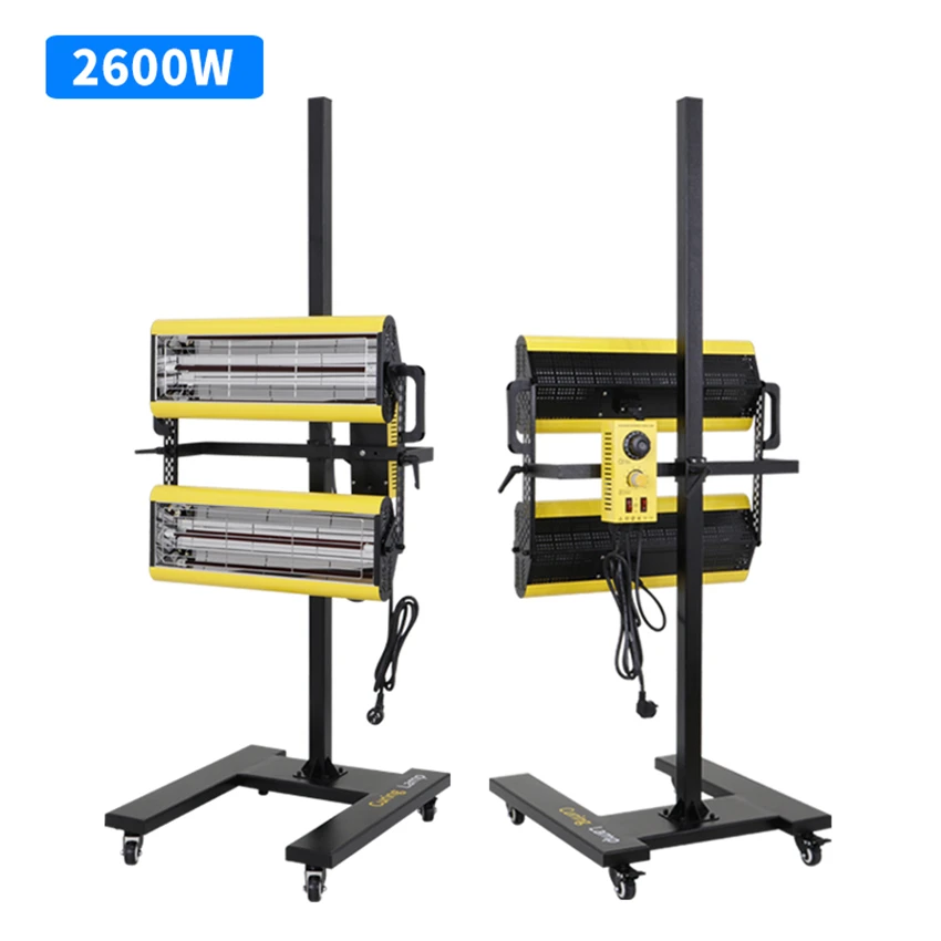 2600W Shortwave Infrared Paint Dryer with Temperature Control and Timer ...