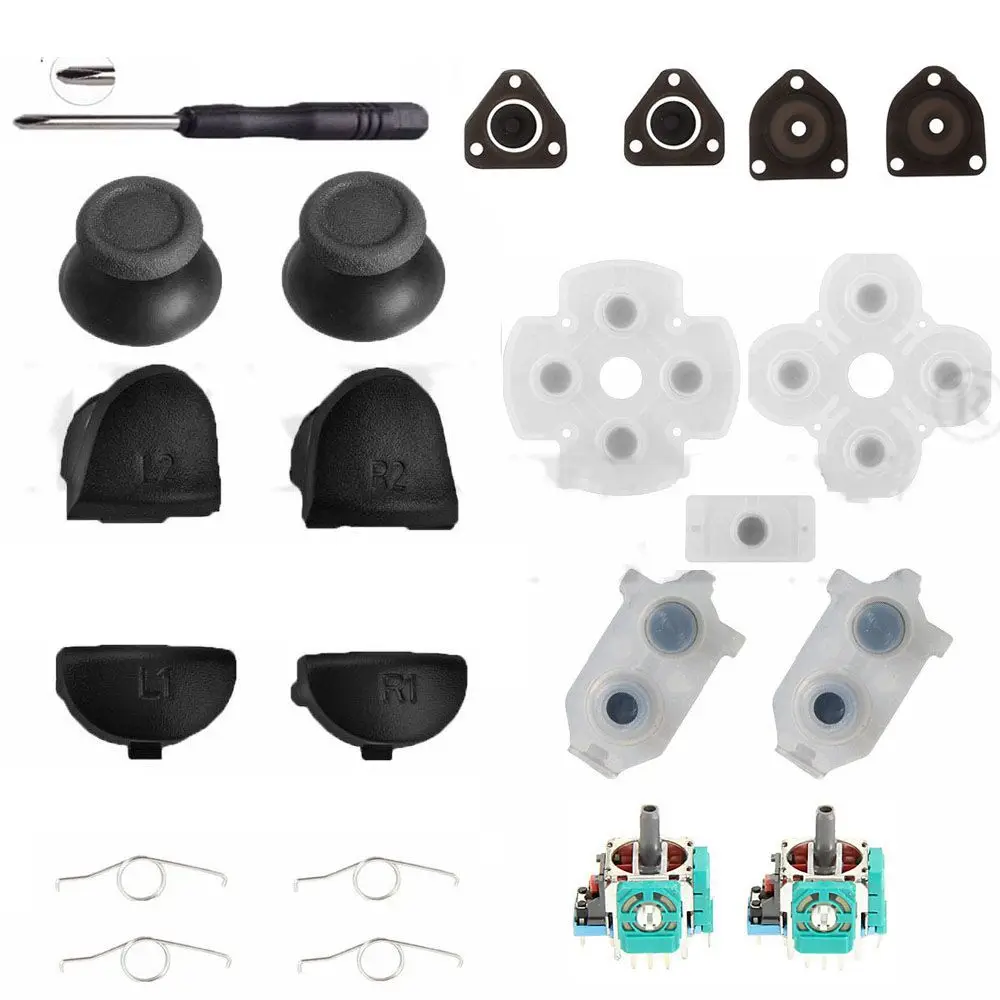 PS4-Replacement-Buttons-Spring-Conductive-Rubber-For-PS4-Controller-L1 ...