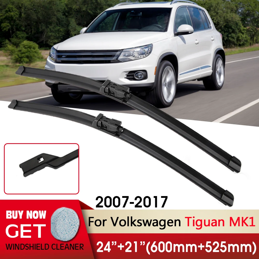 Car-Wiper-Front-Wiper-Blades-24-21-For-Volkswagen-Tiguan-MK1-2007-2015 ...