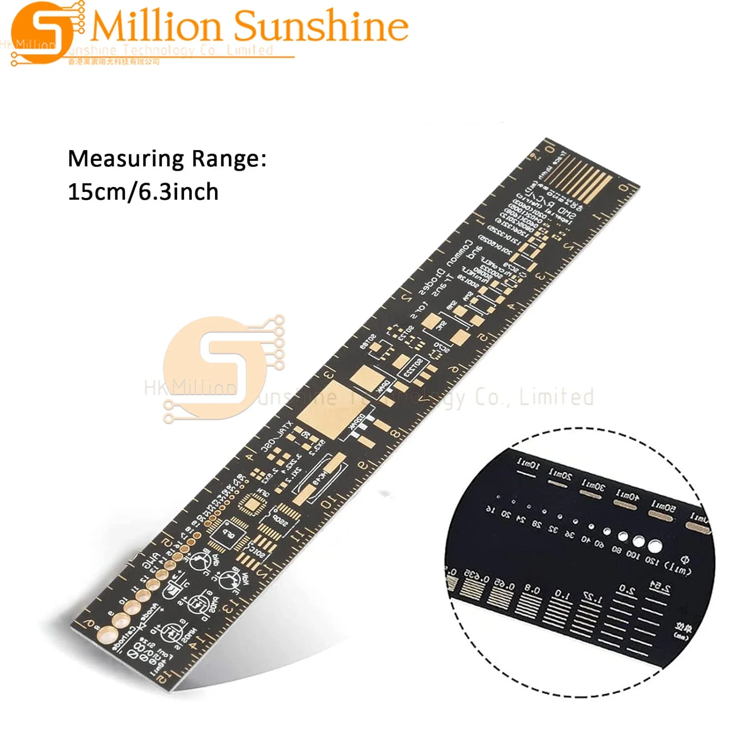 PCB-Ruler-15cm-For-Electronic-Engineers-For-Geeks-Makers-Fans-PCB ...
