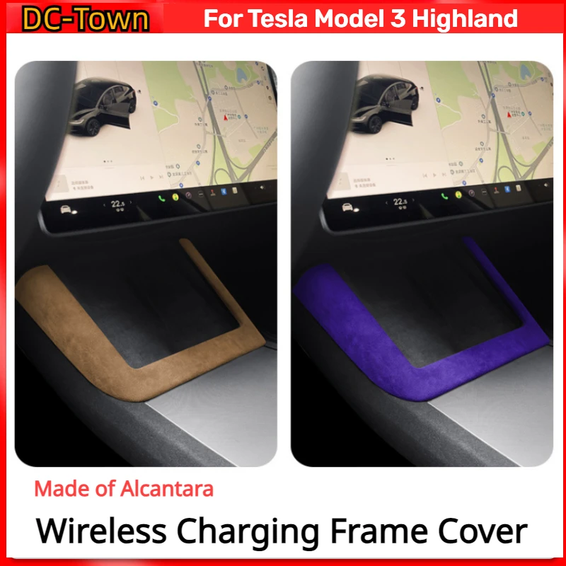 Wireless Charging Frame Cover for Tesla Model 3 Highland for Model Y ...