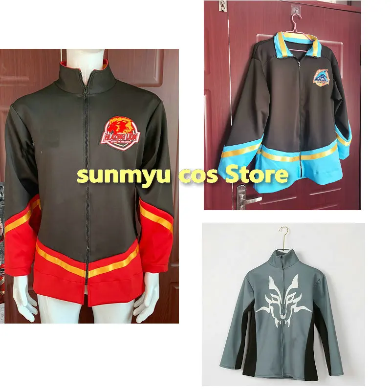 Hyakujuu-Sentai-Gaoranger-Cosplay-Costume-Gao-Red-Blue-Silver-Jacket ...