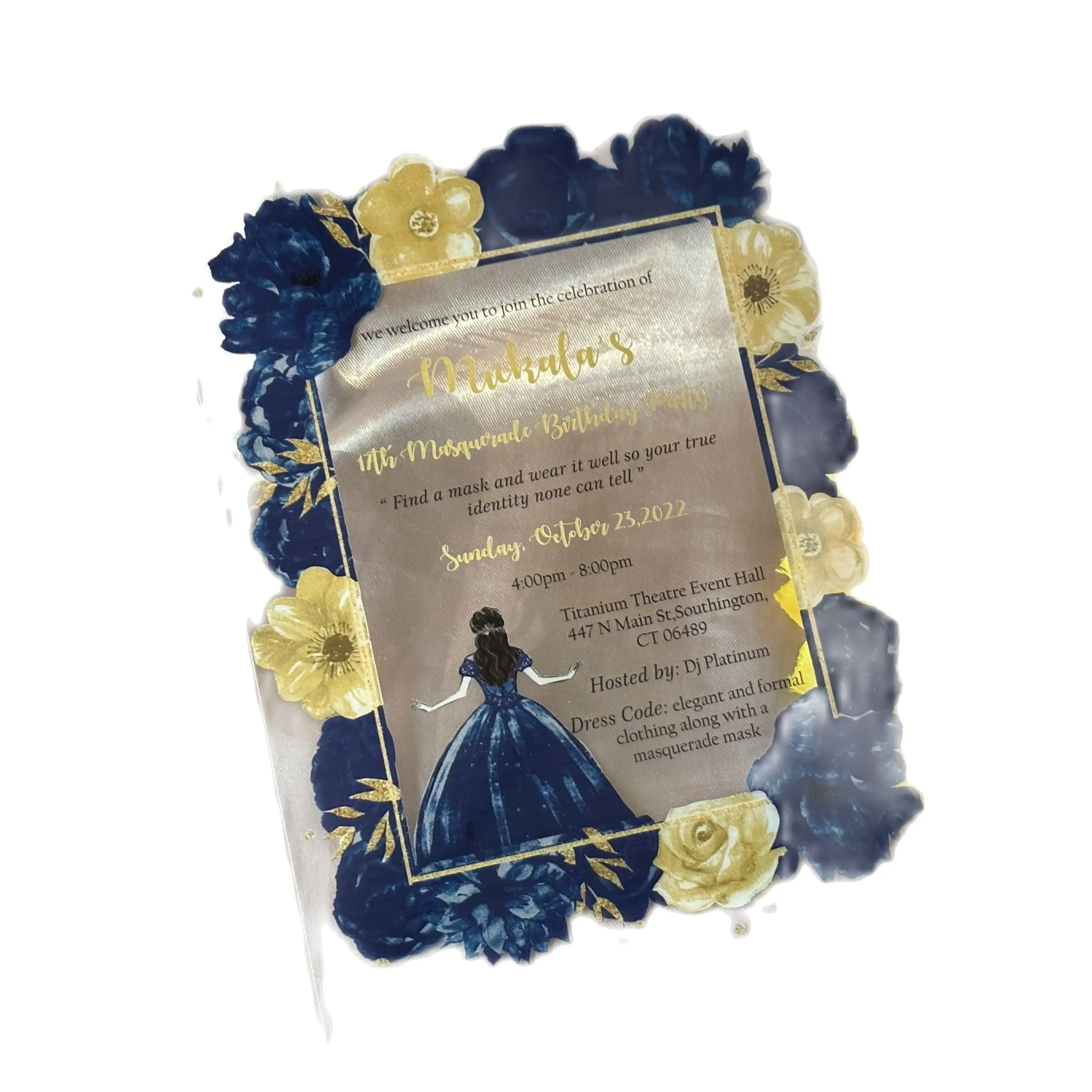 Quinceanera Invitations In A Tube