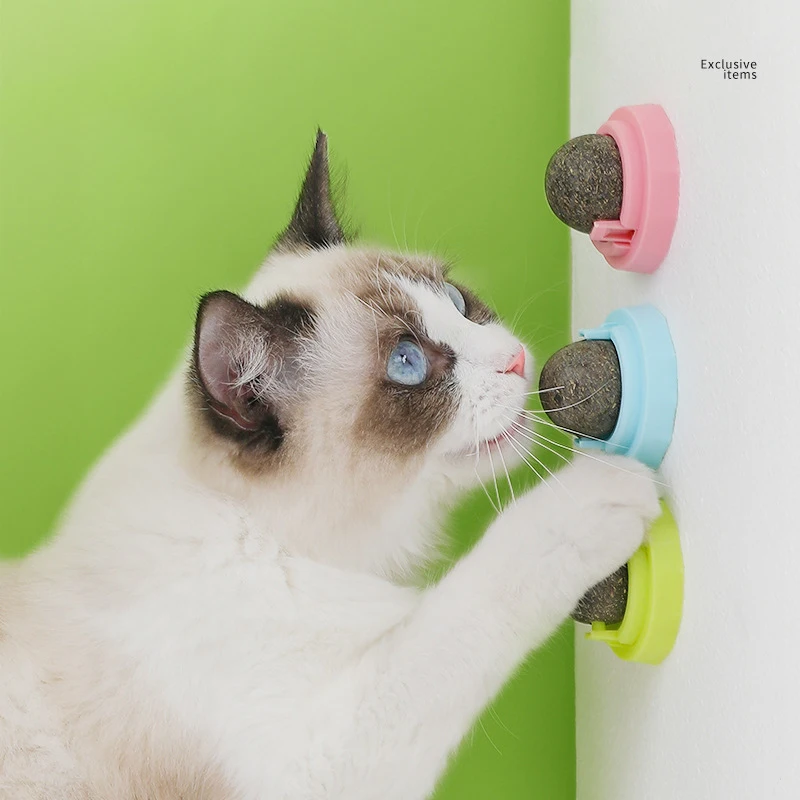 2024-New-Catnip-Ball-Lickable-Cat-Grass-Snack-Catnip-Ball-Kitten-Playing-Chewing-Cleaning-Teeth ...