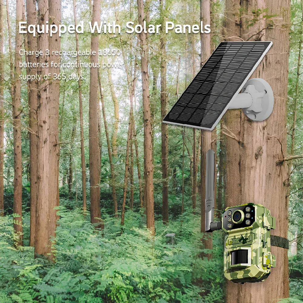 4MP-5W-Outdoor-Wildlife-Solar-Hunting-Trail-Camera-with-7800mAh-Battery ...