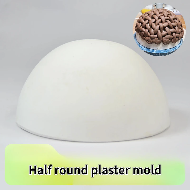 Semi-round-Plaster-Clay-Mold-Can-Be-Reused-Pottery-Supplies-DIY ...