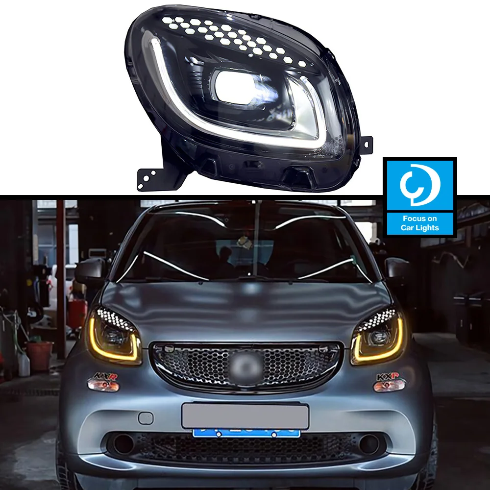 Car-Front-Headlight-for-BENZ-smart-fortwo-1-0-2015-2019-Head-Lamp ...