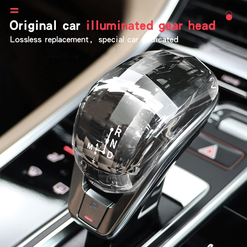 For Porsche Panamera Crystal Gear Head Shift Lever Cover Decorative ...