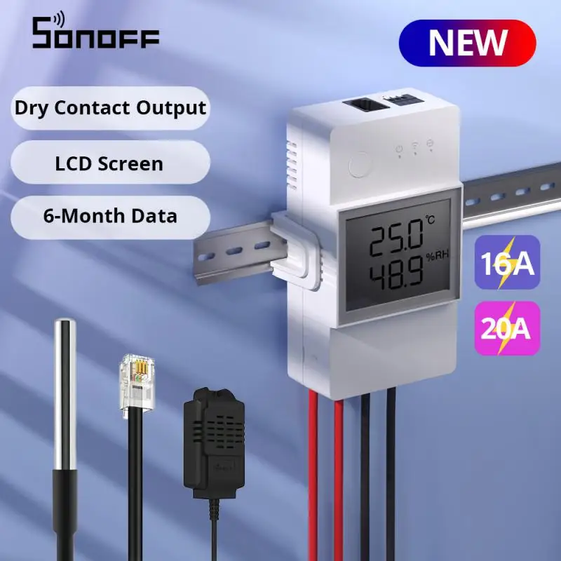 SONOFF-TH-Elite-16A-20A-Wifi-Smart-Temperature-And-Humidity-Monitoring ...