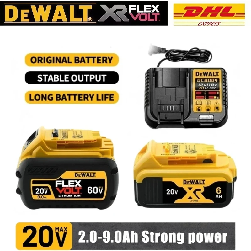 New 100% Original 6Ah 20V Original Dewalt Power Tool Battery DCB206 ...