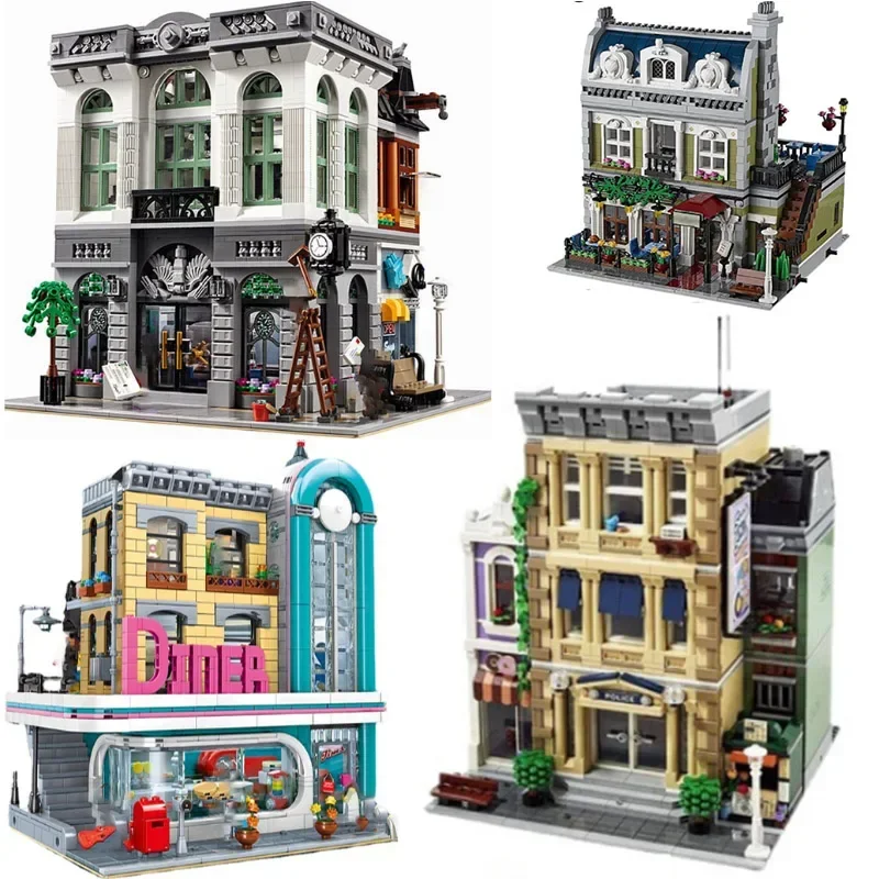 Modular-Building-Blocks-Set-Compatible-10260-Downtown-Diner ...