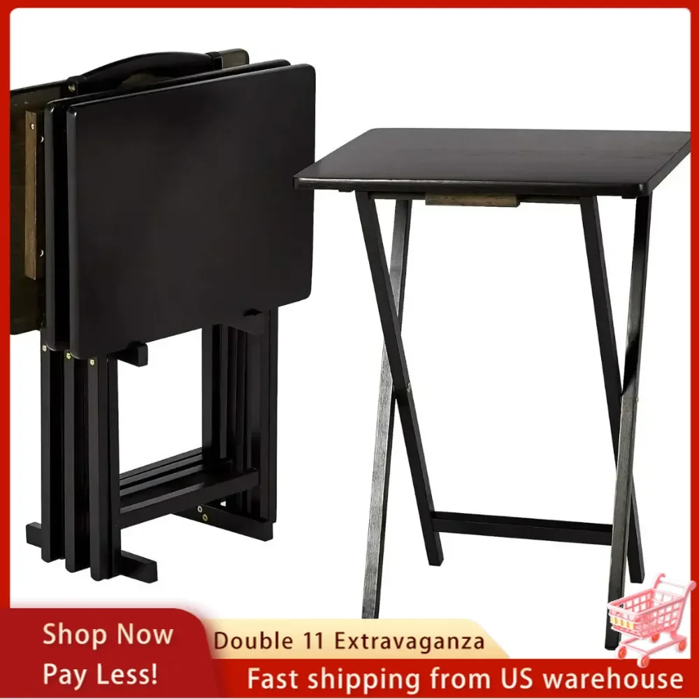 Classic-TV-Dinner-Rectangular-Folding-Tray-table-with-Storage-Rack-Black-Set-of-4-Trays-15.jpg