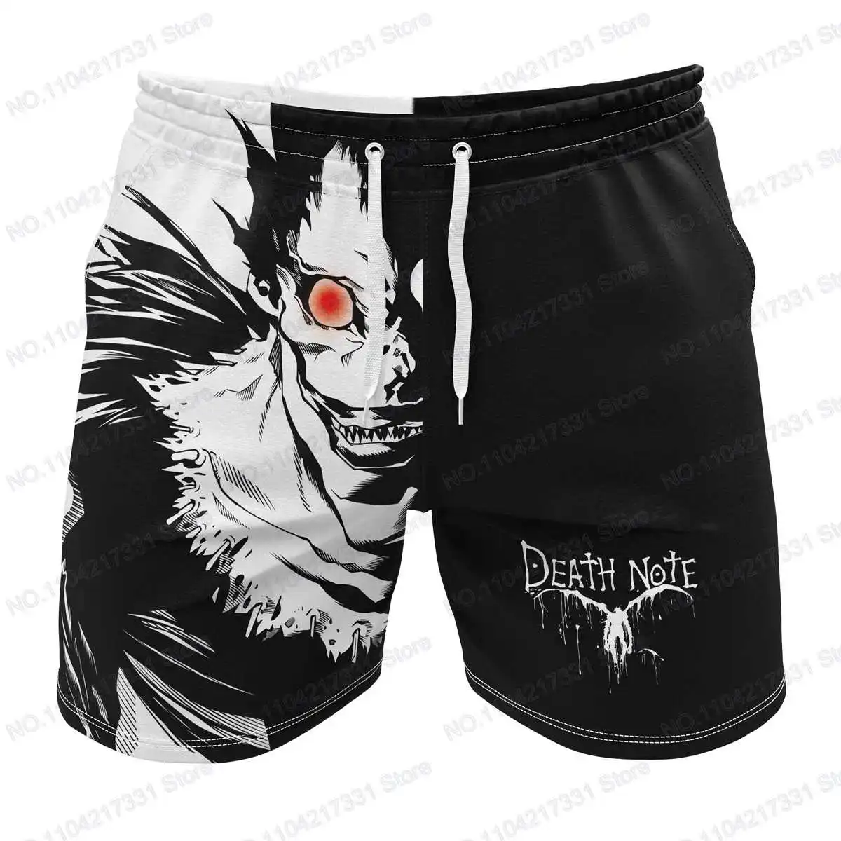Death-Note-Cartoon-Anime-Rash-Guards-Surfing-Jersey-BeachShorts ...