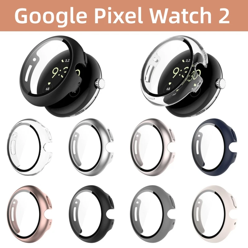 PC-Glass-Case-For-Google-Pixel-Watch-2-Full-Smart-Watch-Screen ...