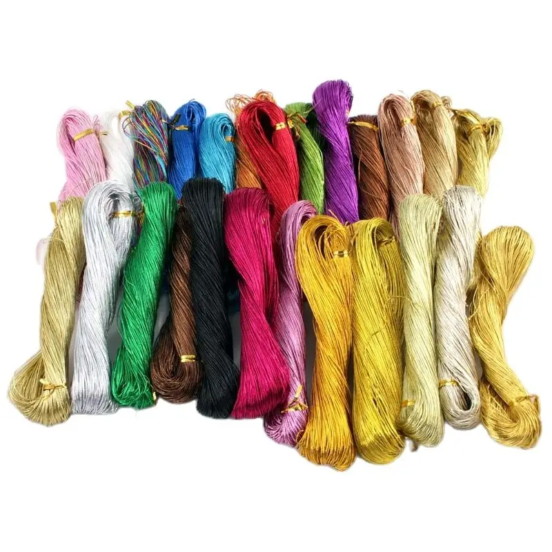 70m High quality color gold and silver wire DIY handmade cross stitch ...