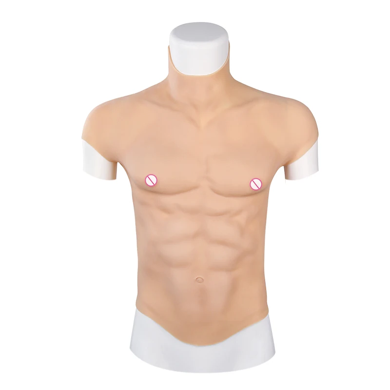 ONEFENG-Strong-Male-Mannequin-Body-Muscle-Fake-Abdominal-Cloth-Coat-Props-Cosplay-Animation ...