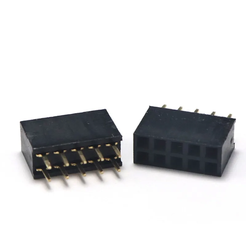 2mm 2x5 Pin Male Header Connector | 2x5 Pin Female Double Row - 50pcs 2x5 Pin 2.54mm - Aliexpress