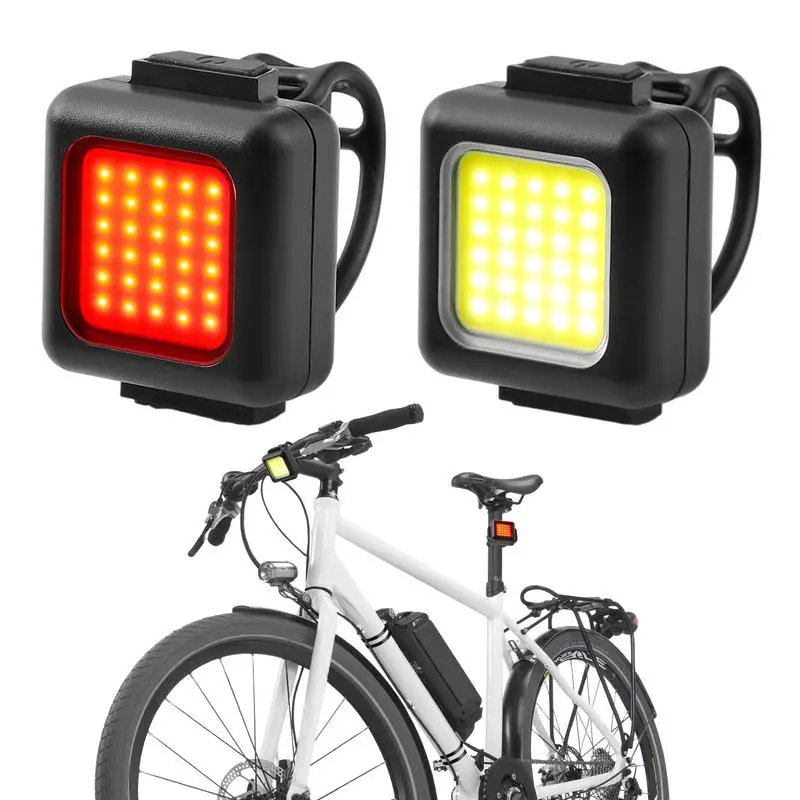 Bicycle-Front-Rear-Mini-LED-Light-Set-USB-Rechargeable-Cycling ...
