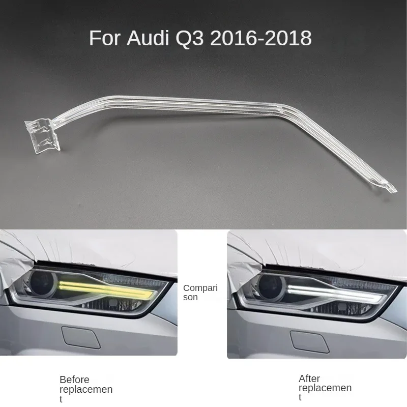 For-AUDI-Q3-2016-2018-DRL-Light-guide-plate-Light-guide-tube-Headlight ...